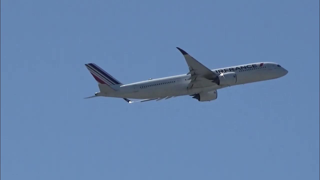 SPECIAL FLIGHT!!! Air France/ Nice Côte D'Azur to Paris CDG/ A359 - YouTube
