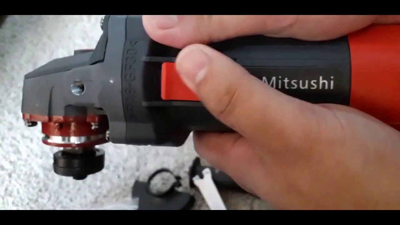 unboxing angle grinder mitsushi from lazada sale 9.9. - YouTube