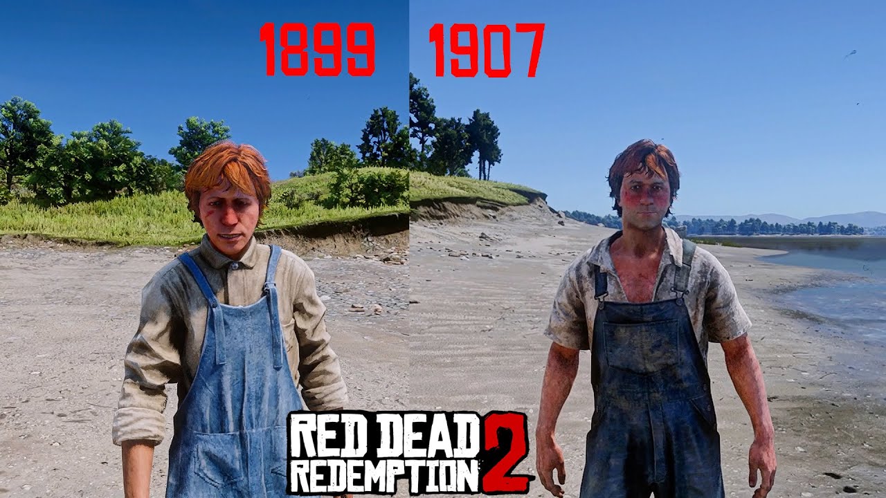 After 8 years, This npc has been grown older - RDR2 - YouTube