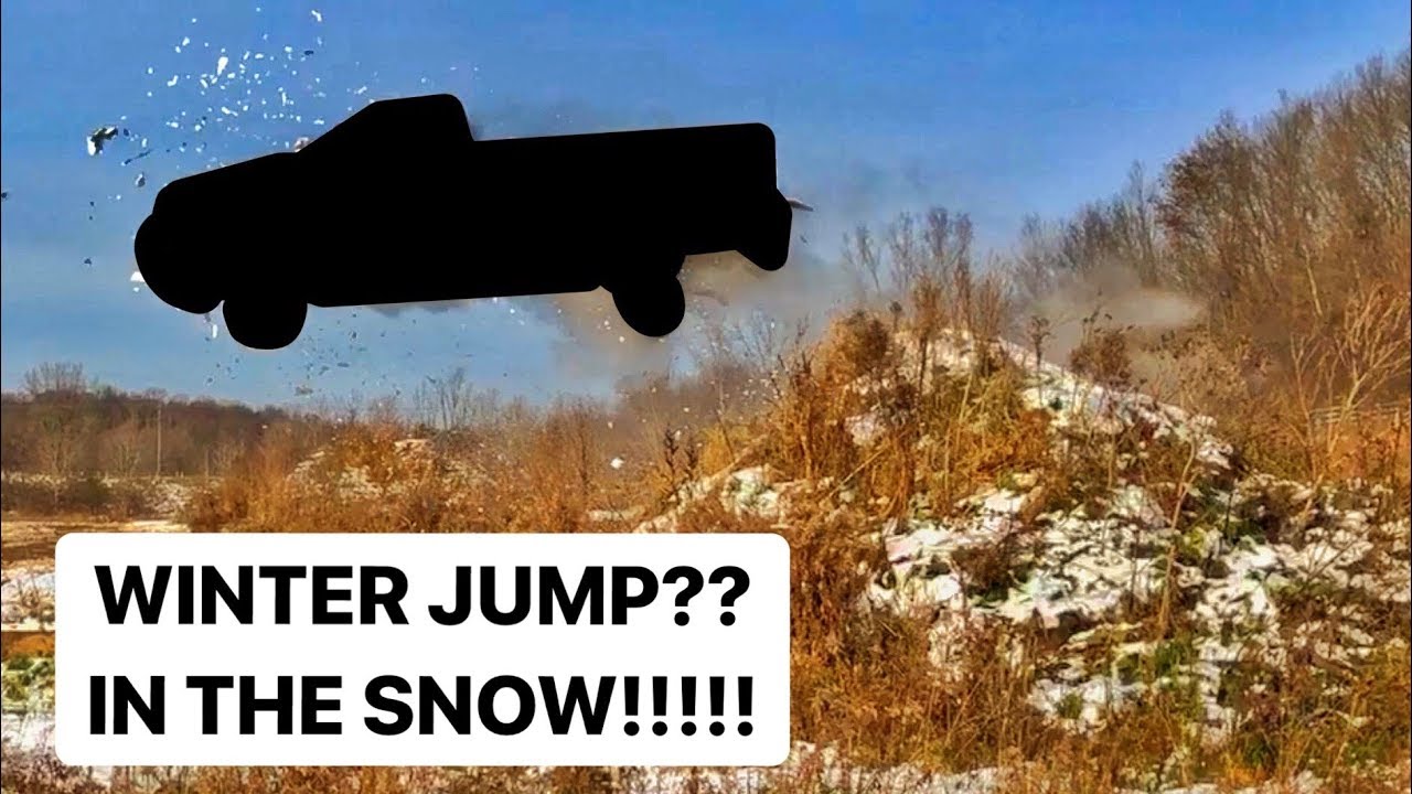 SURPRISE Winter Vehicle JUMP!!! - YouTube
