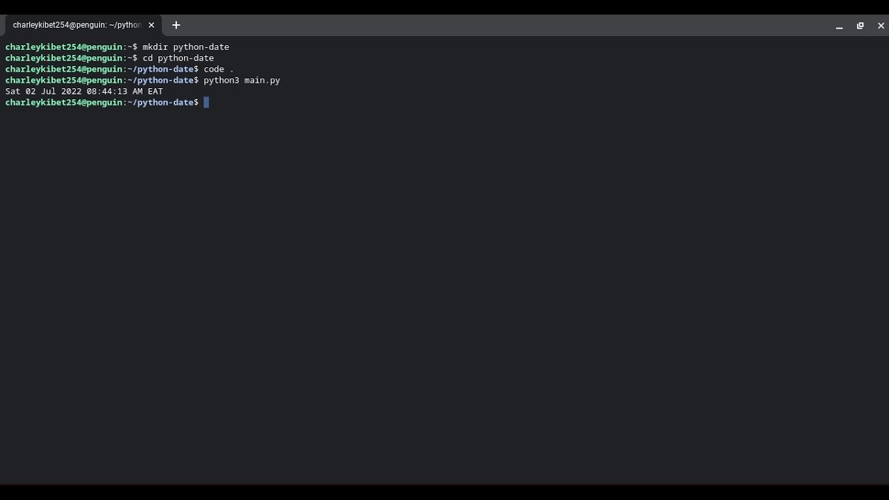 Python Date In 3 Lines Of Code YouTube python-date-in-3-lines-of-code-youtube