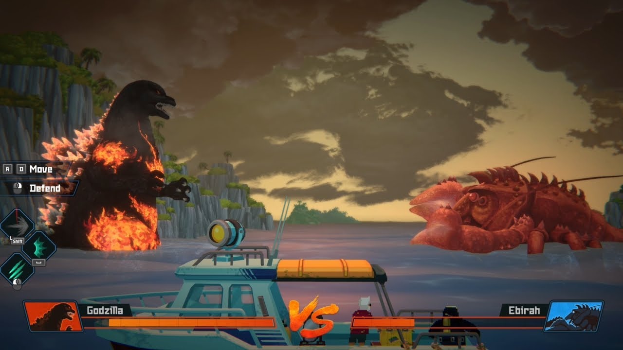 Godzilla vs Ebirah in Dave the Diver x Godzilla DLC - YouTube