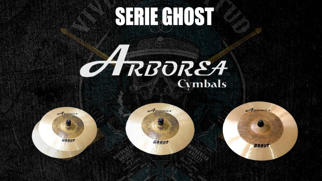 Hi Hat 14 Ghost - Crash 16 Ghost- Ride 20 ghost ( Arborea Cymbals ...