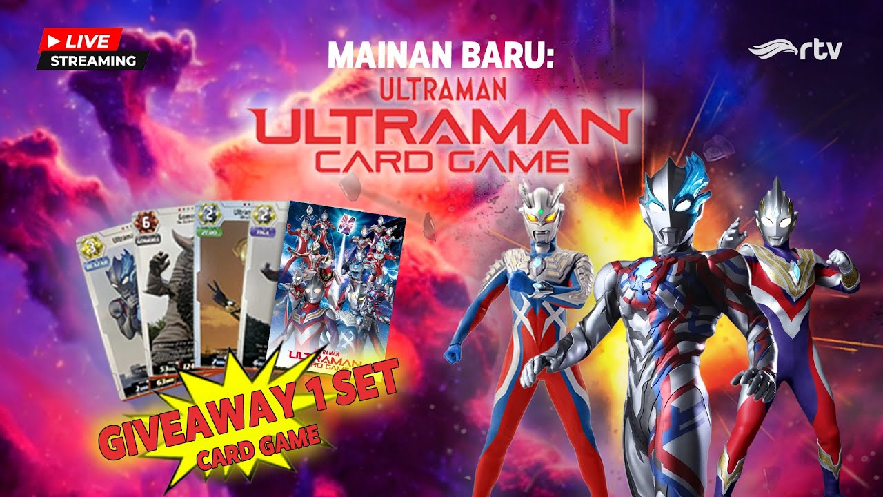 🔴LIVE | EXCLUSIVE RTV: LAUNCHING ULTRAMAN CARD GAME AFA SINGAPORE - YouTube