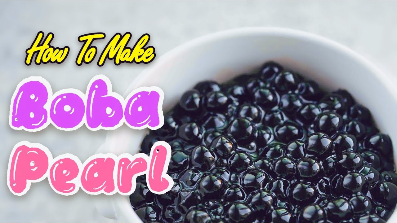Pinoy Merienda | How To Make Boba Pearl ENG SUB - YouTube