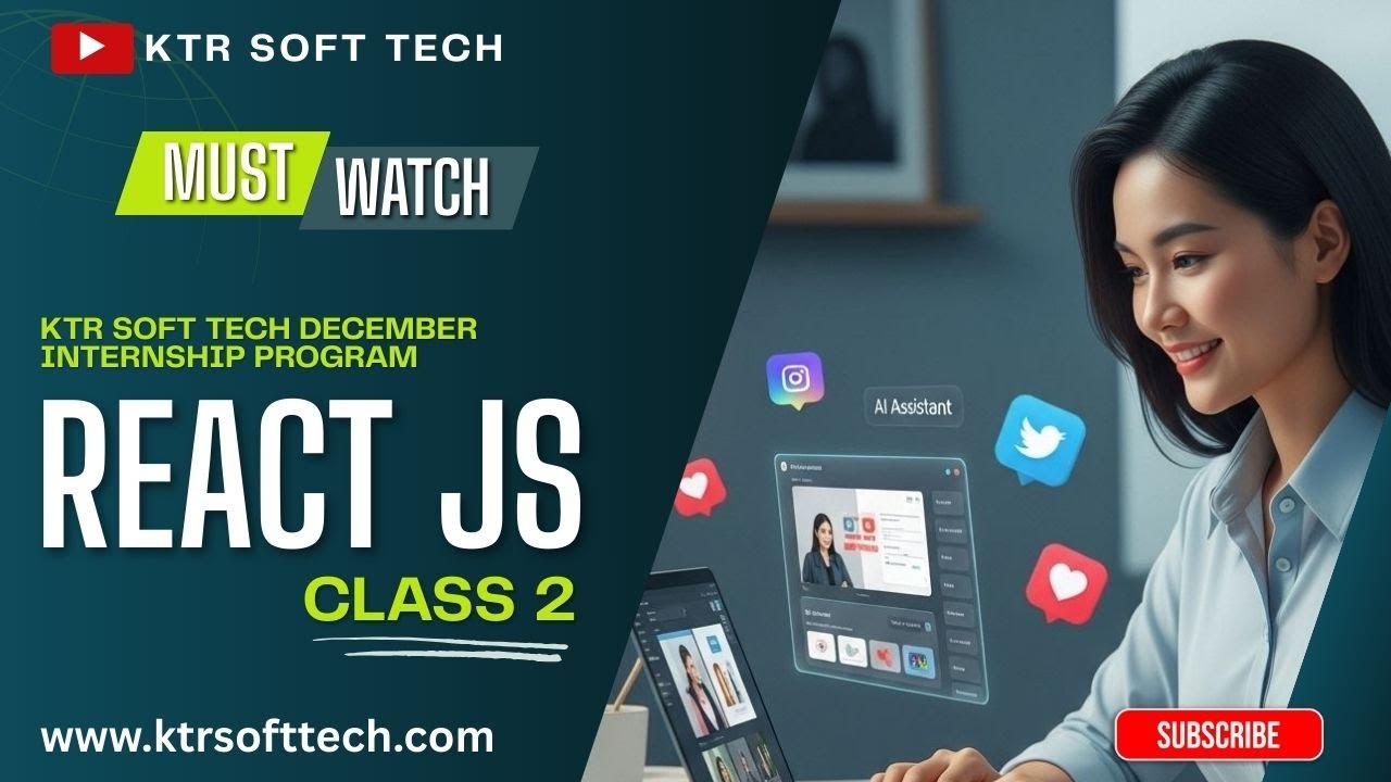 React Js internship Program | Batch Dec 2025 | Class 2 | - YouTube
