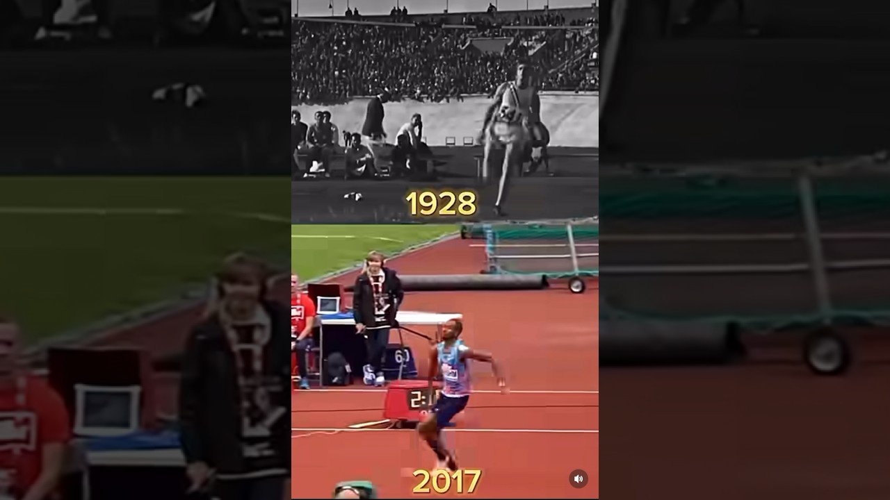 High Jump Evolution 1928 vs 2017 1.94m - 2.40m #shorts - YouTube