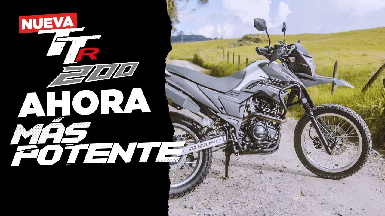 Conoce la nueva TTR 200, ahora con más potencia - YouTube