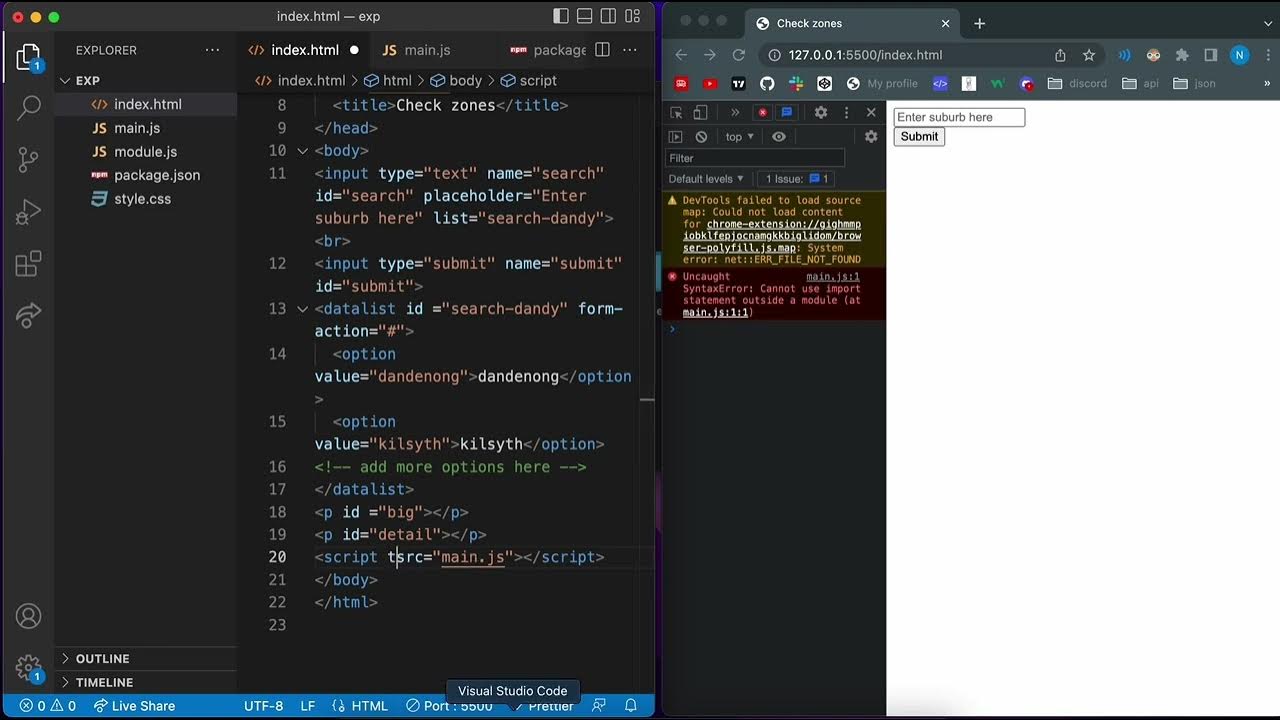 Cannot Use Import Statement Outside The Module Javascript Solved Youtube