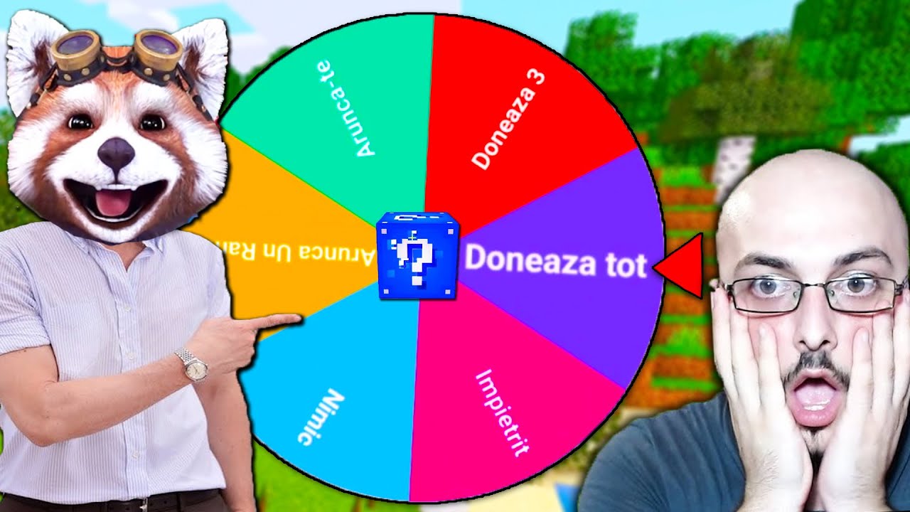 ROATA LUCKY BLOCK DECIDE CE FACEM IN MINECRAFT! Nociv VS Costin - YouTube