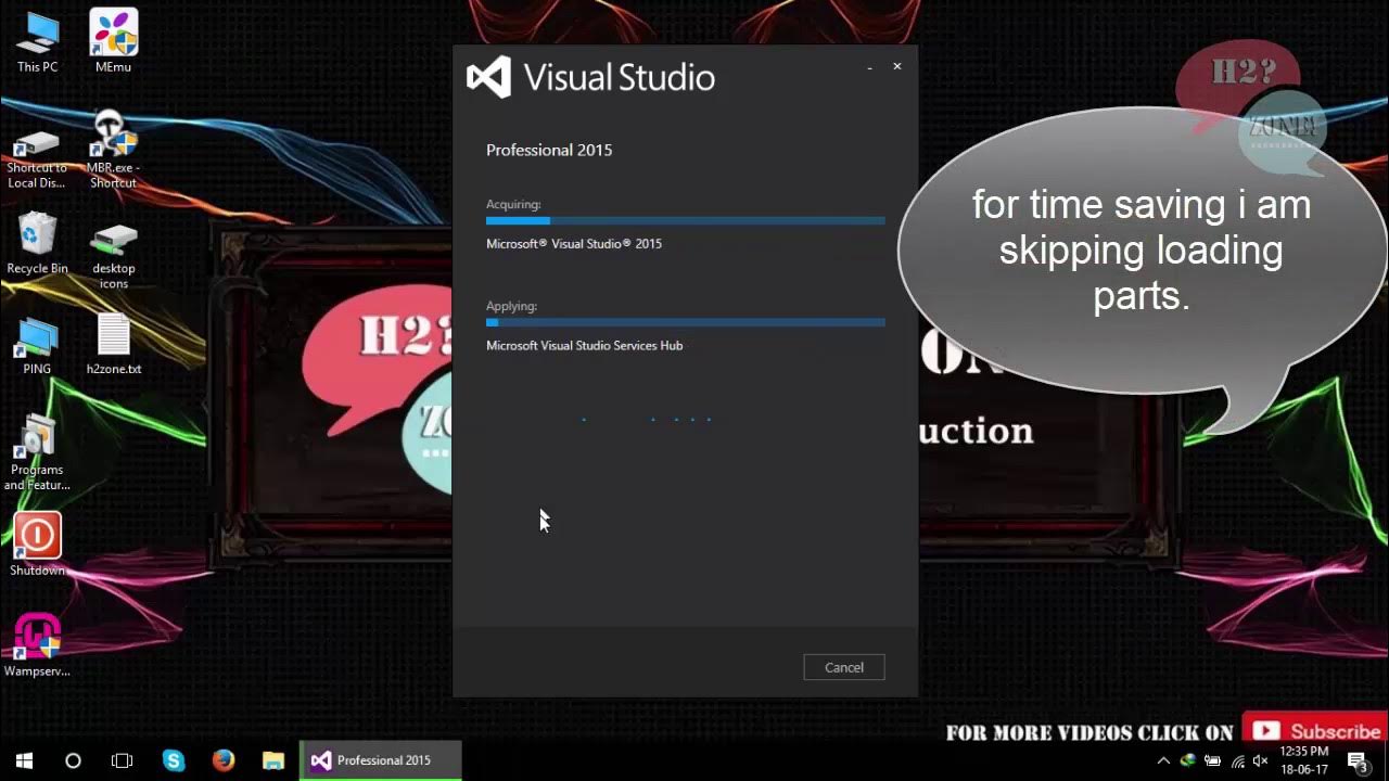 how to install Microsoft Visual Studio tutorial step by step - YouTube