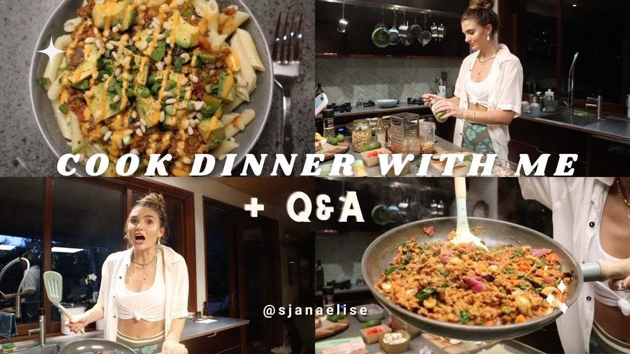Cook Dinner With Me + Q&A - YouTube