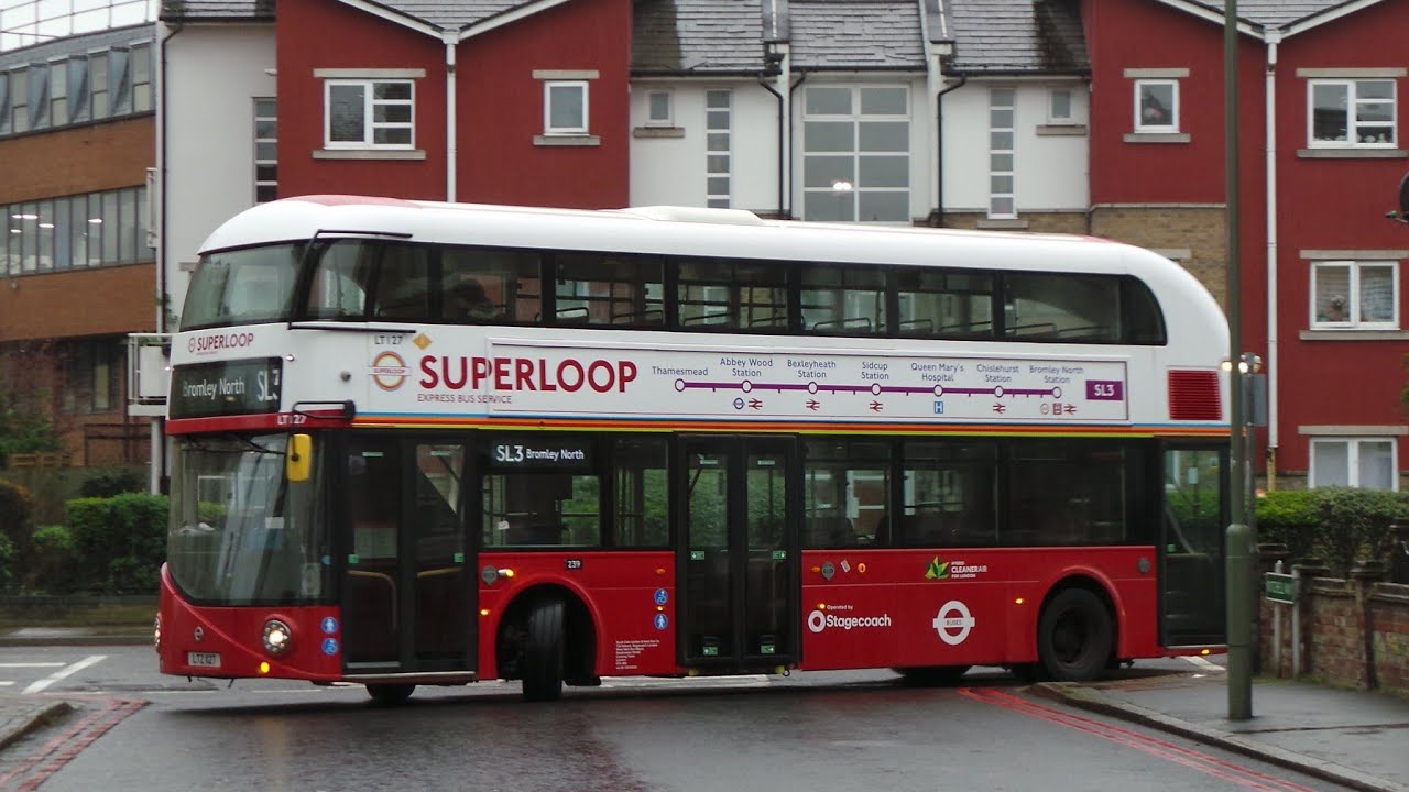 [HD WS] Stagecoach London LT127 / 61127 (LTZ 1127)On The SL3 - YouTube