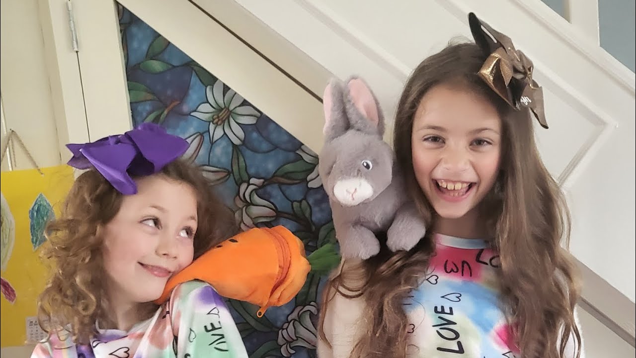 how to draw a easter taco bunny, with Evelyn on Easter weekend - YouTube