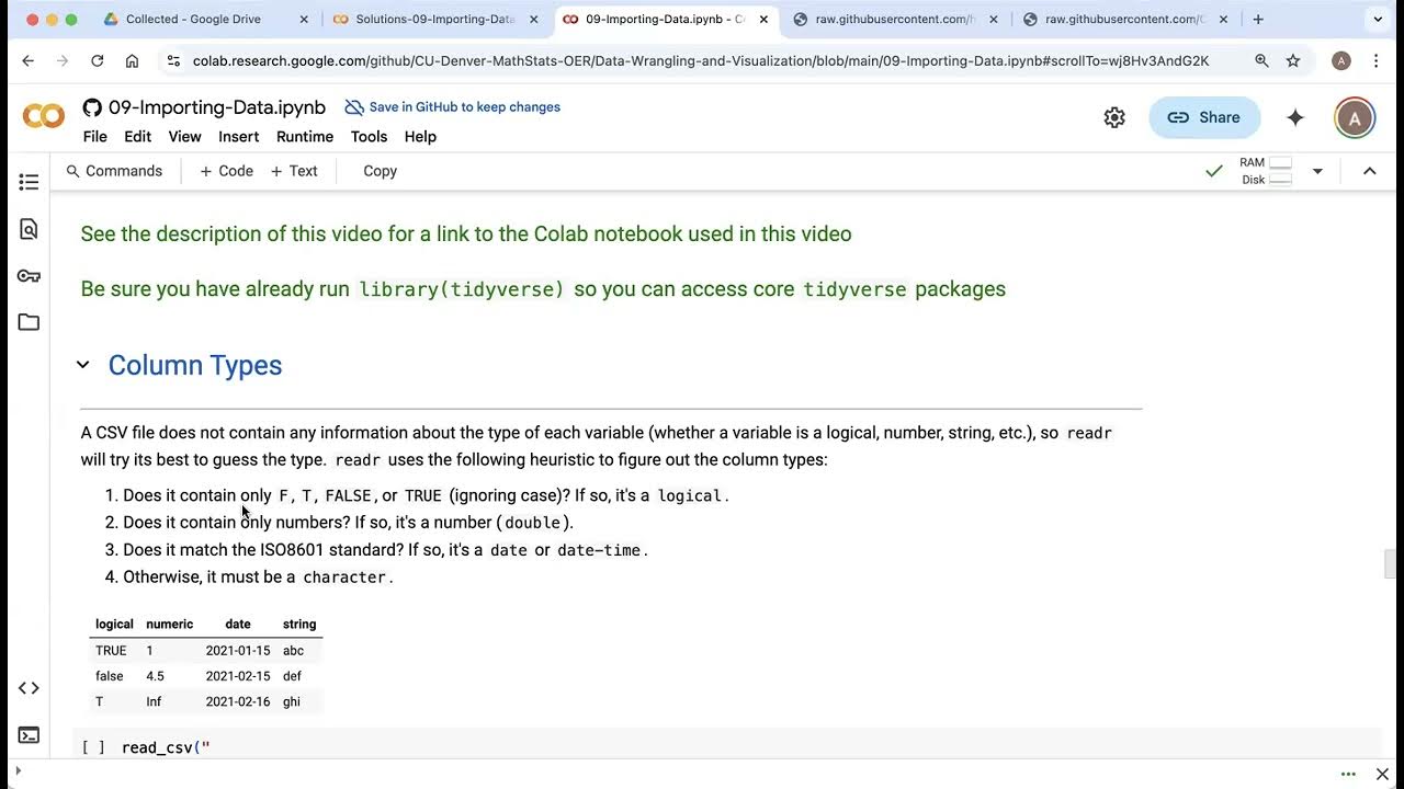 How Are Column Types Assigned in readr::read_csv? - YouTube