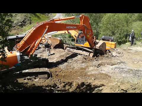 İş makinesi kazası Bayburt