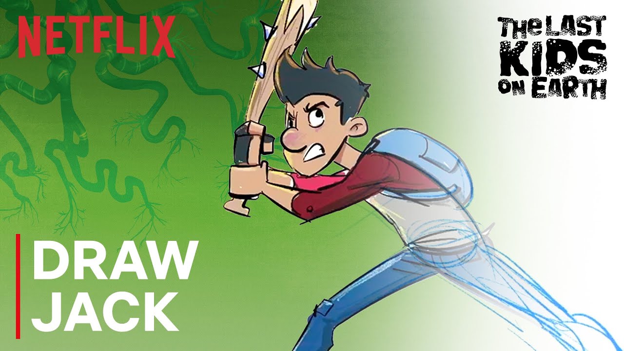 Learn to Draw Jack from Last Kids on Earth 🧟 Netflix After School - YouTube