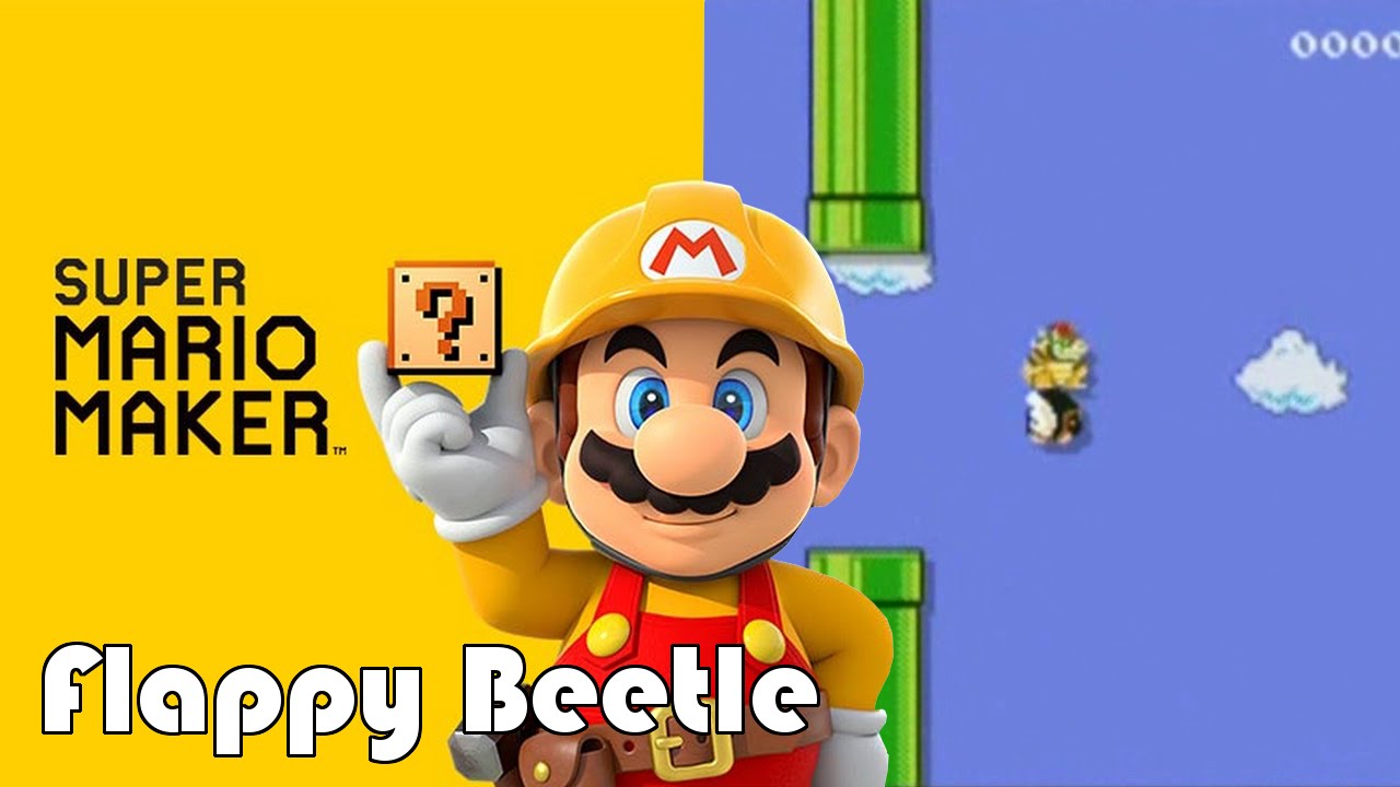 Super Mario Maker - Flappy Beetle - YouTube