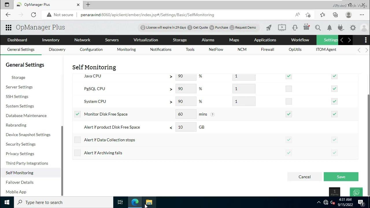 how to verify remote database setting in OpManager Plus - YouTube