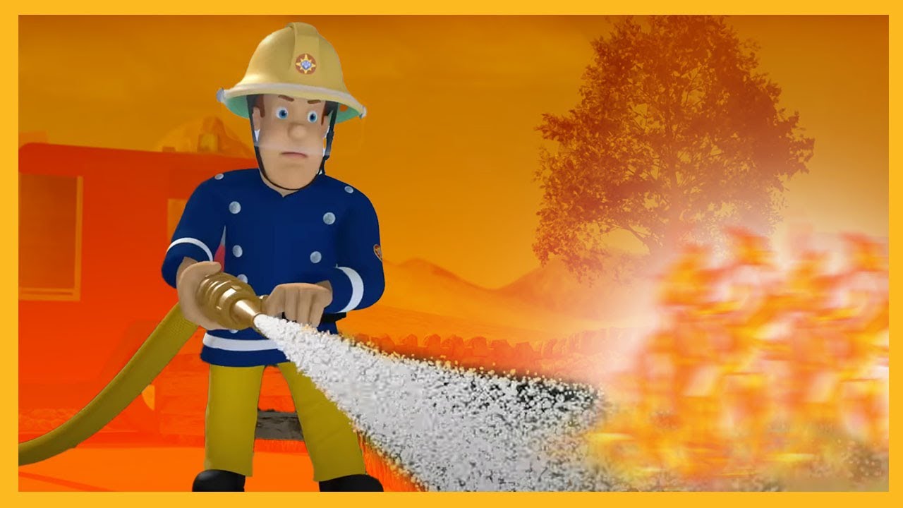 Fireman Sam's EPIC Stand Against a Raging Fire! 🔥 Huge Official US ...