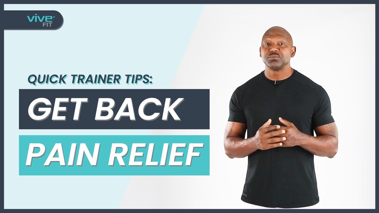 Back Pain Relief FAST | Quick Trainer Tips - YouTube