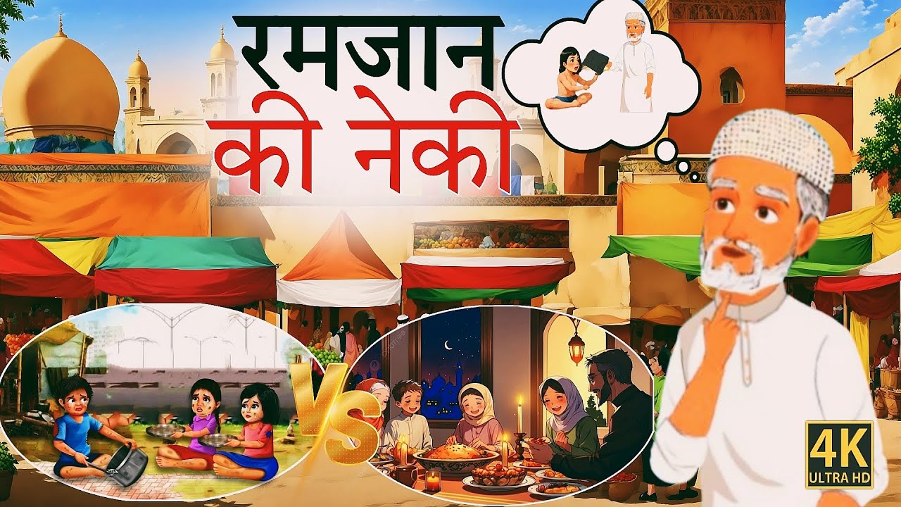 | रमज़ान की नेकि कहानी | Ramzan Ki Neki |hindi kahaniya HD | Cartoons ...