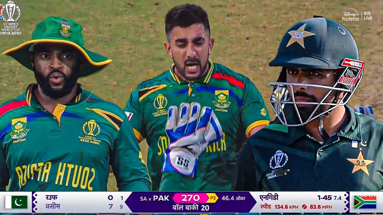 PAK vs SA World Cup 2023 Highlights: Pakistan vs South Africa world Cup ...
