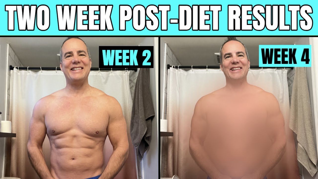 My 2 Week Mini Cut Post-Diet Results - YouTube