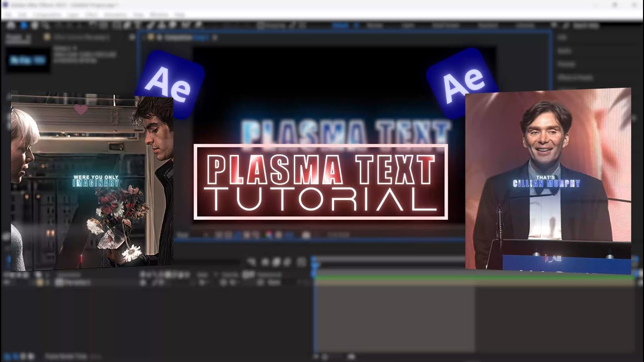 Trending Texture Plasma Text Effect | After Effects Tutorial | - YouTube