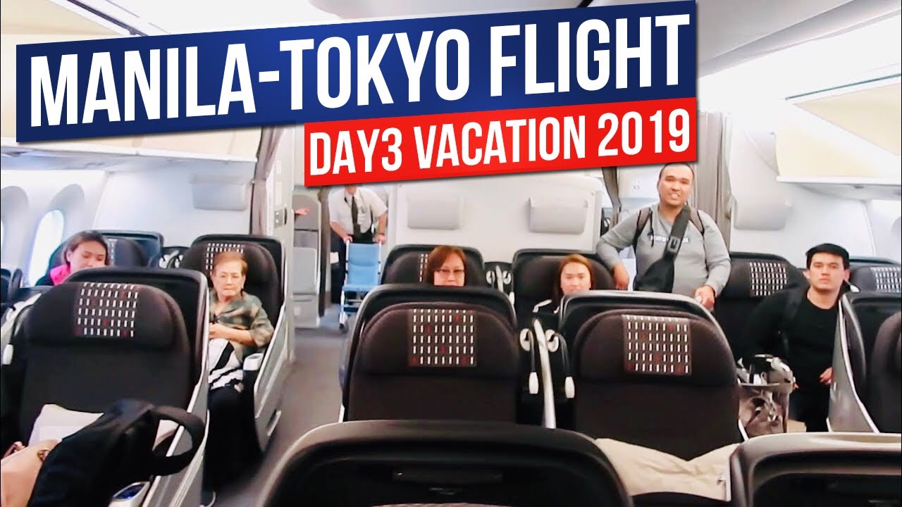 Travel Vlog DAY 3: Flight from Manila to Tokyo | VACATION 2019 - YouTube