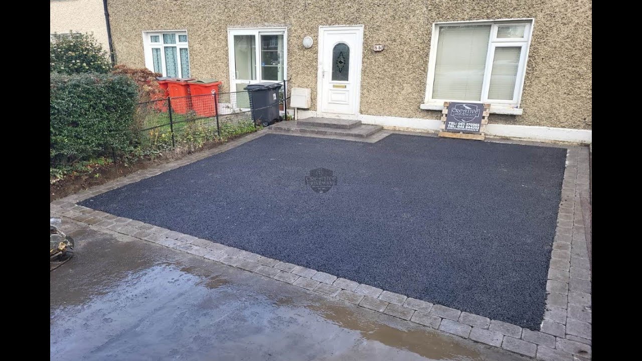 Stone Mastic Asphalt Driveway with Cobbled Borderline in Marino, Dublin ...