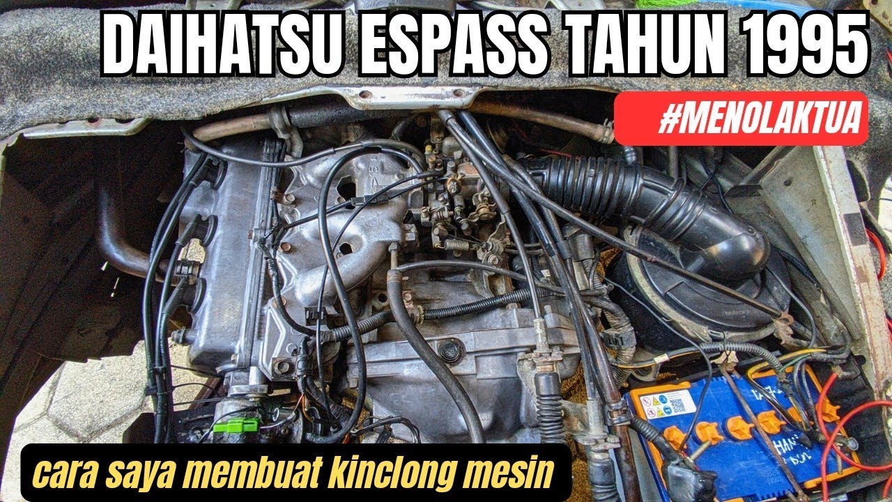 Bersih - bersih Mesin Daihatsu Espass Agar Awet Kinclong‼️ - YouTube