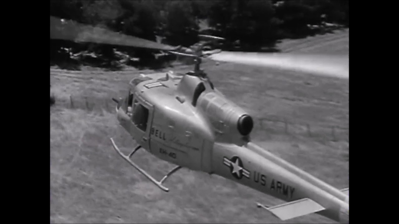 Bell XH-40, prototype of the future UH-1 Huey (late 50s) - YouTube