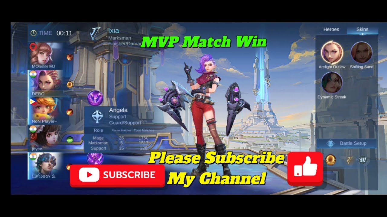 mobile legends ixia hero browl mvp match win | ixia hero best gameplay ...
