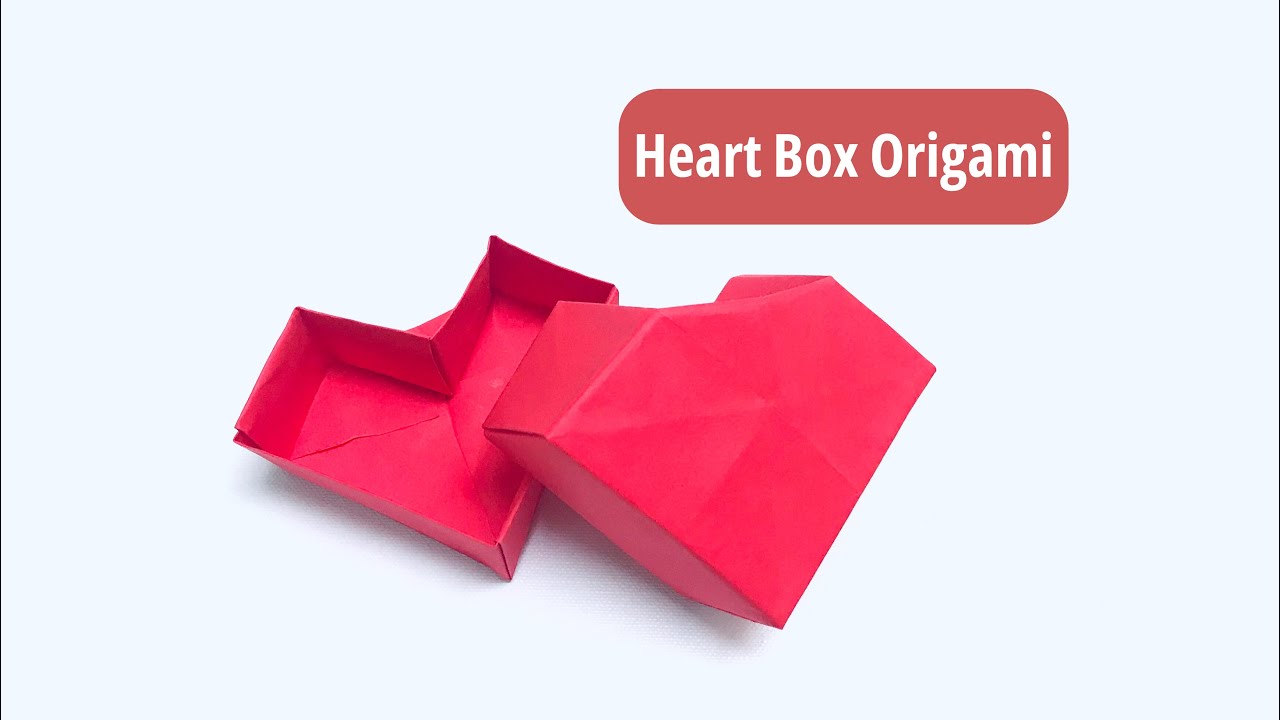 How to Make Origami Heart Box | Easy Origami - YouTube