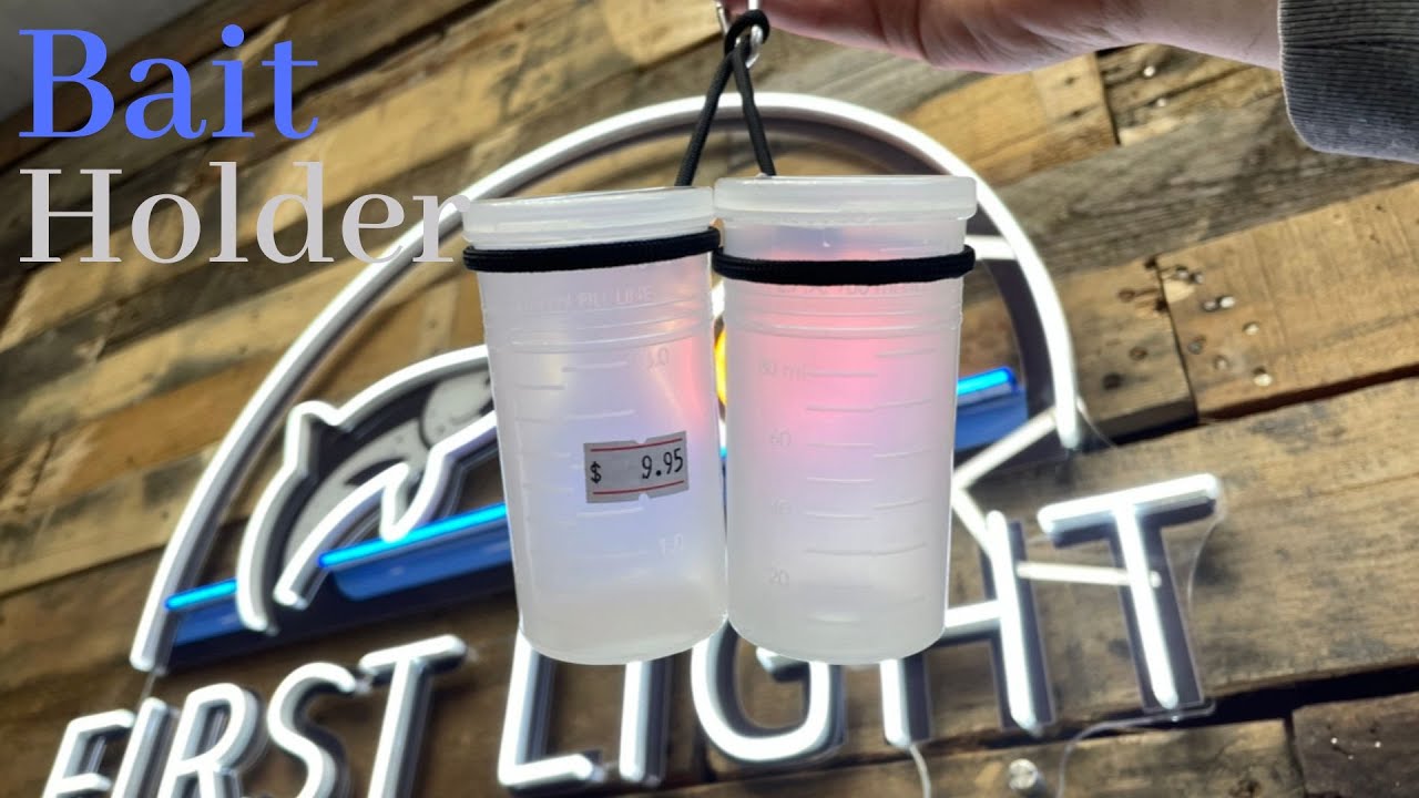 Buffalo Tackle Paracord Vial Bait Holder with Carabiner - YouTube