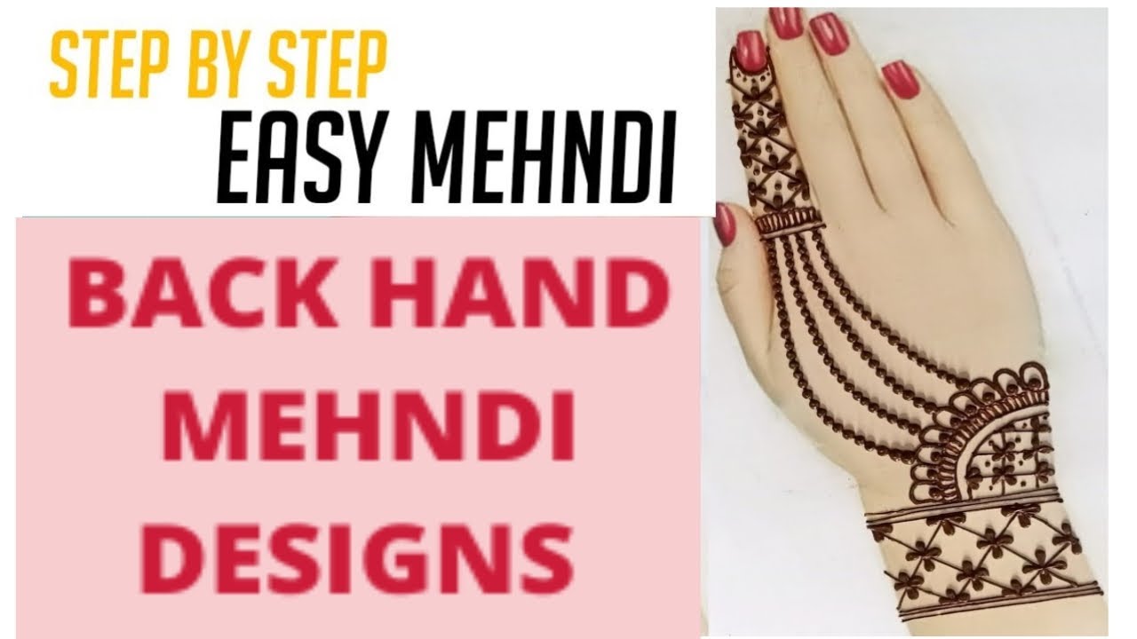 mehandi design tutorial step by step # how to draw mehandi design easy ...