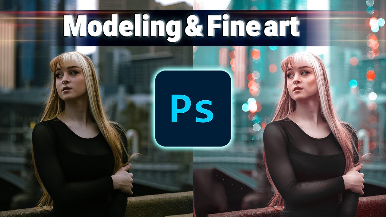 Modeling And Fine Art edit in photoshop - YouTube