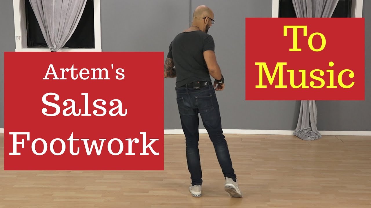 Salsa Beginner Footwork - From Artem Buynevich's Live Online Class - YouTube