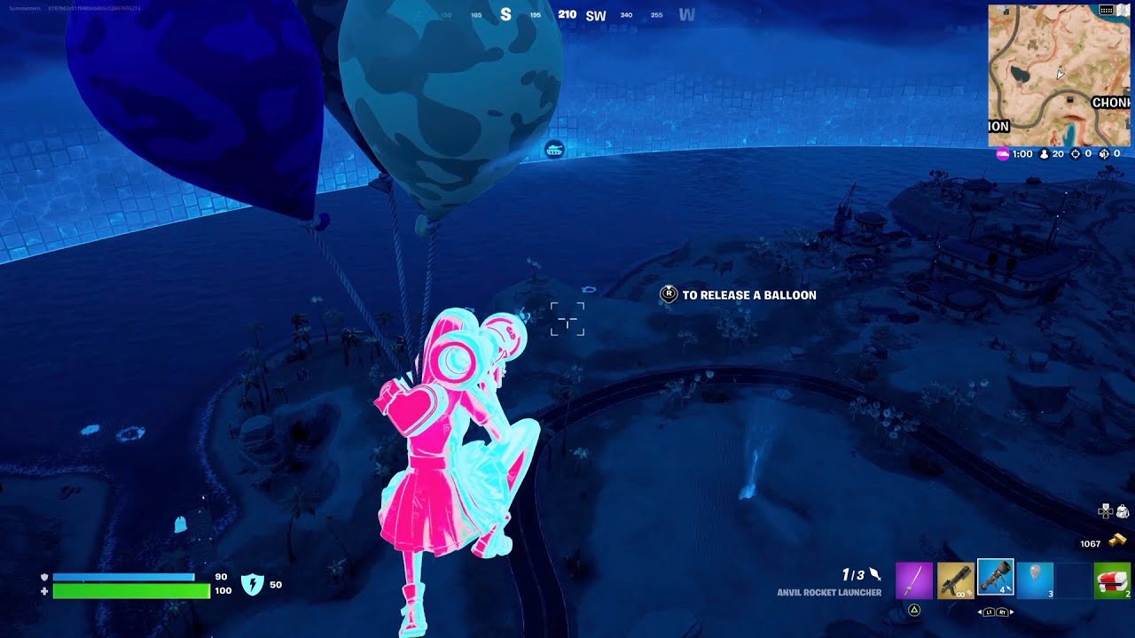 FORTNITE JETPACK AND BALLOONS! UP FOREVER! - YouTube