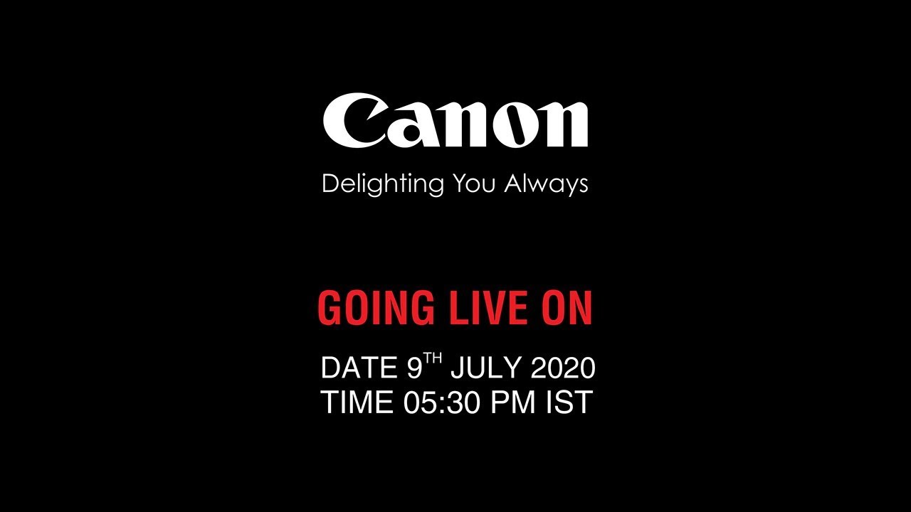 Canon India Virtual Launch Event 2020 - YouTube