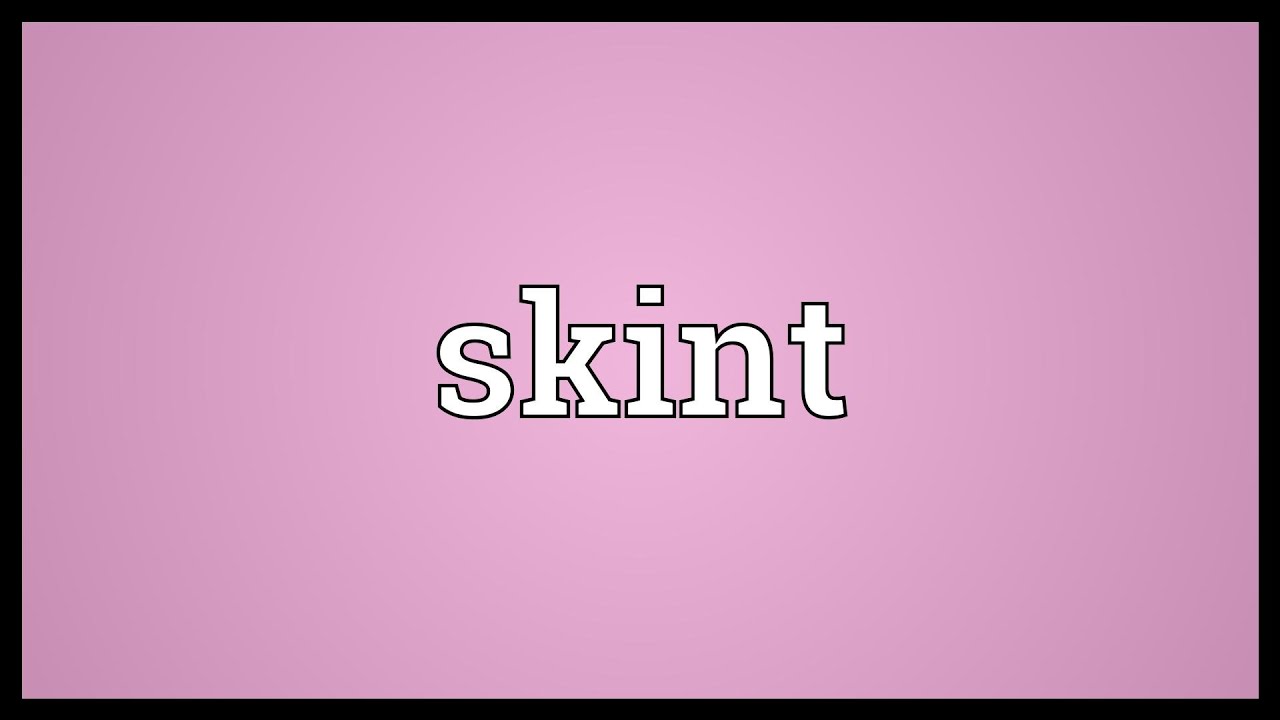 Skint Meaning - YouTube