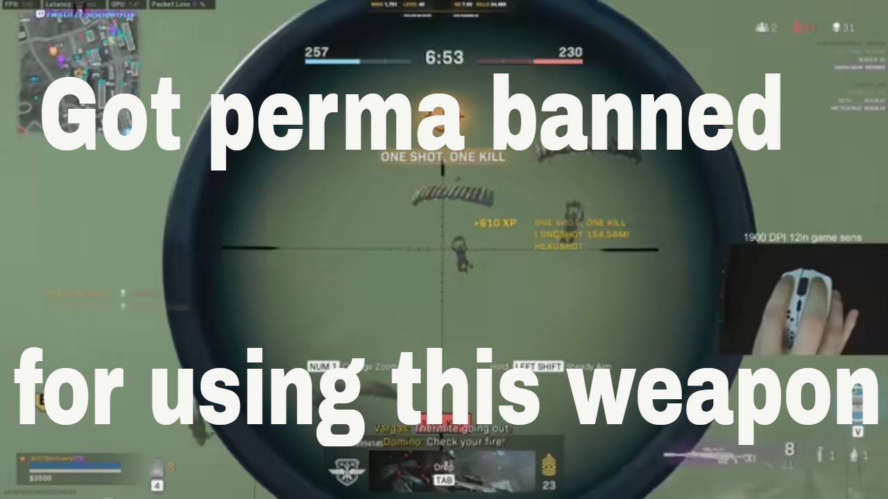 I Got Perma Banned in Warzone for using this Weapon, New warzone anti ...