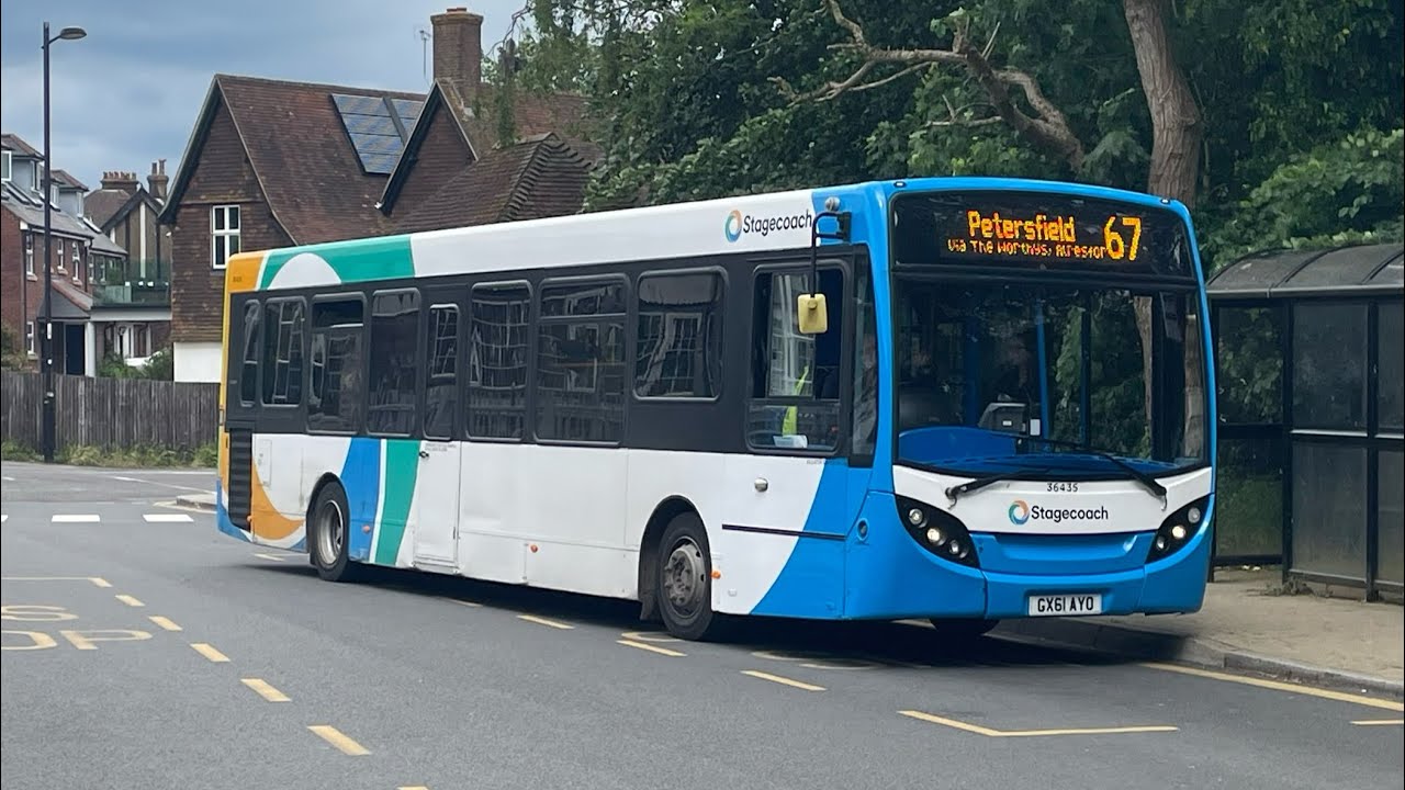 Stagecoach Winchester 36435 GX61 AYO On Route 67 To Petersfield Tesco ...