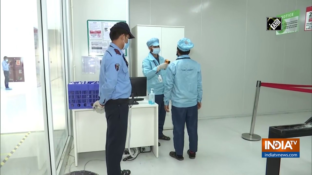 Work resumes in Greater Noida's Oppo mobile factory - YouTube