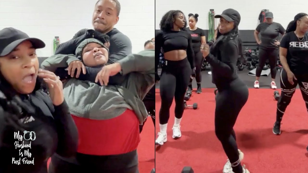 Robert Rushing's Wife Toya Joins Him At Their Fitness Center For An ...