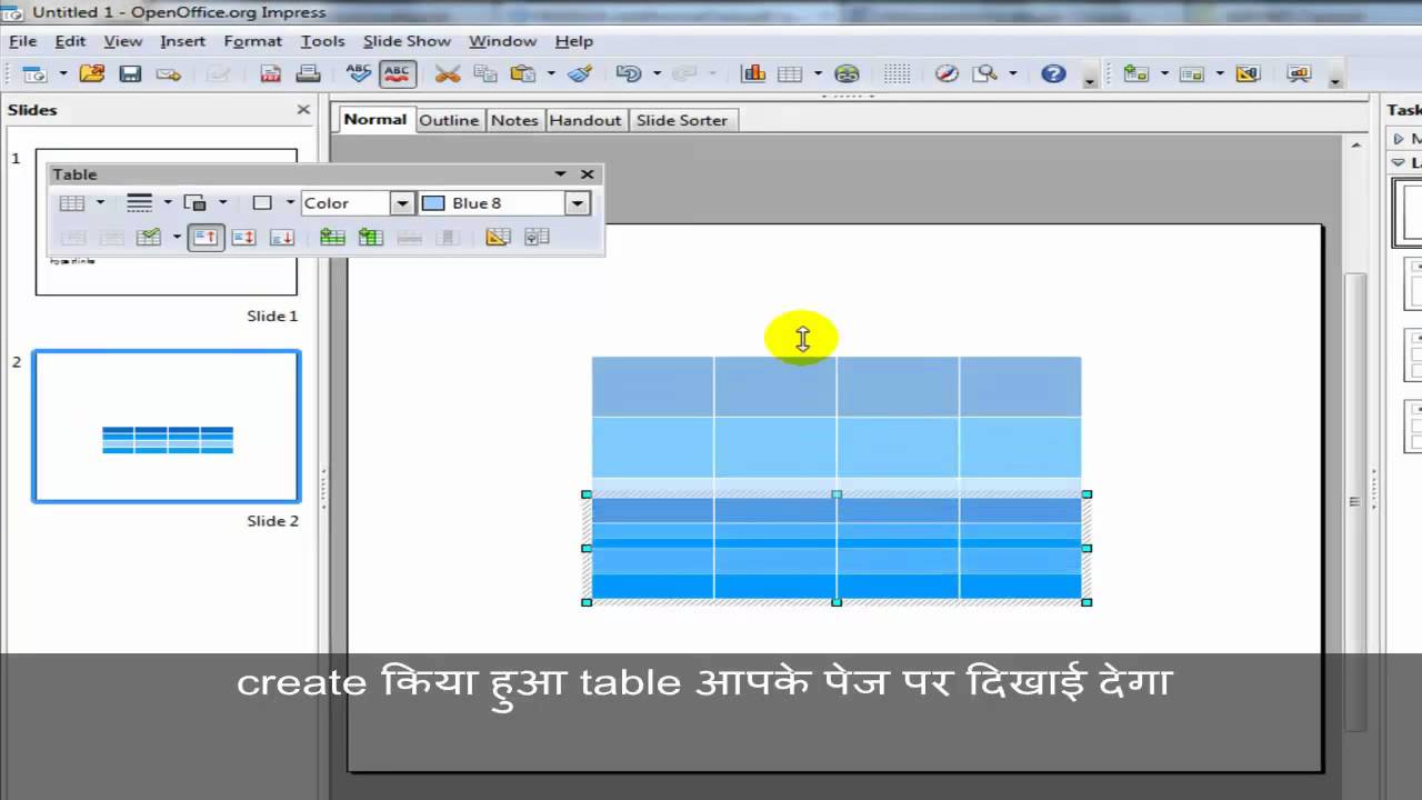 Adding and Formatting Text in OpenOffice.Org Impress - YouTube