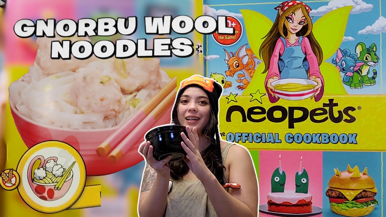 Neopets Cookbook Gnorbu Wool Noodles - YouTube