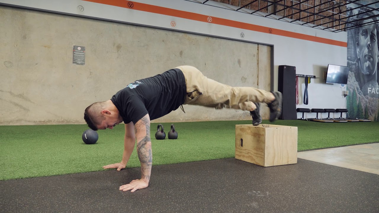 Feet Elevated Box Hops - YouTube