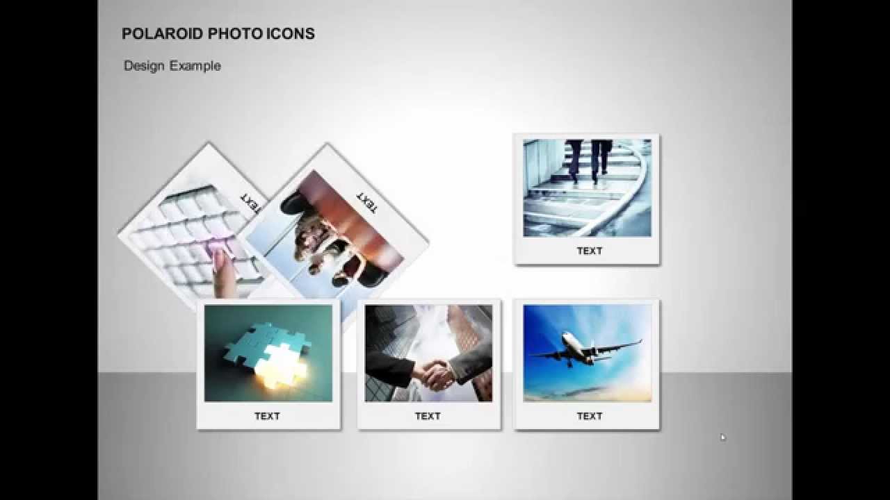 Polaroid icons Picture animation effects in PowerPoint 2010 ( www ...